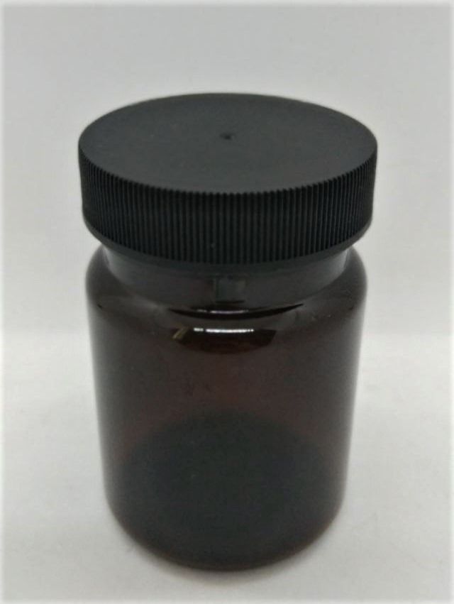 100 grams Amber Plastic Jar, Furniture & Home Living, Kitchenware ...