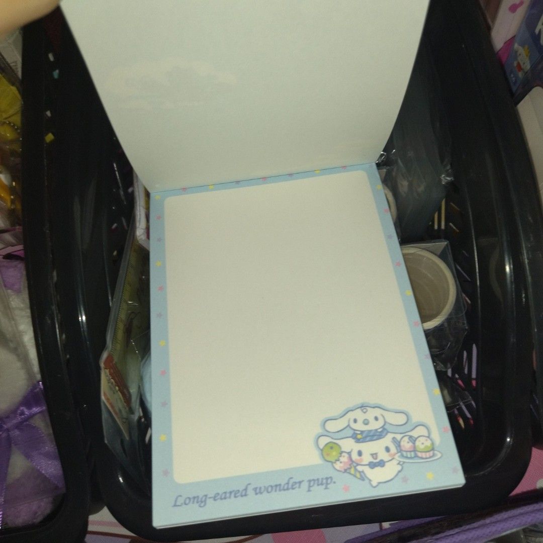(100sheets) Cinnamoroll Special Notepads, Hobbies & Toys, Stationary ...