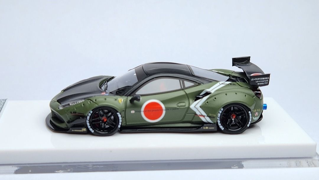 1:64 Veloce Ferrari 488 GTB Zero Sen LB Performance. Resin., 興趣及遊戲, 玩具 ...