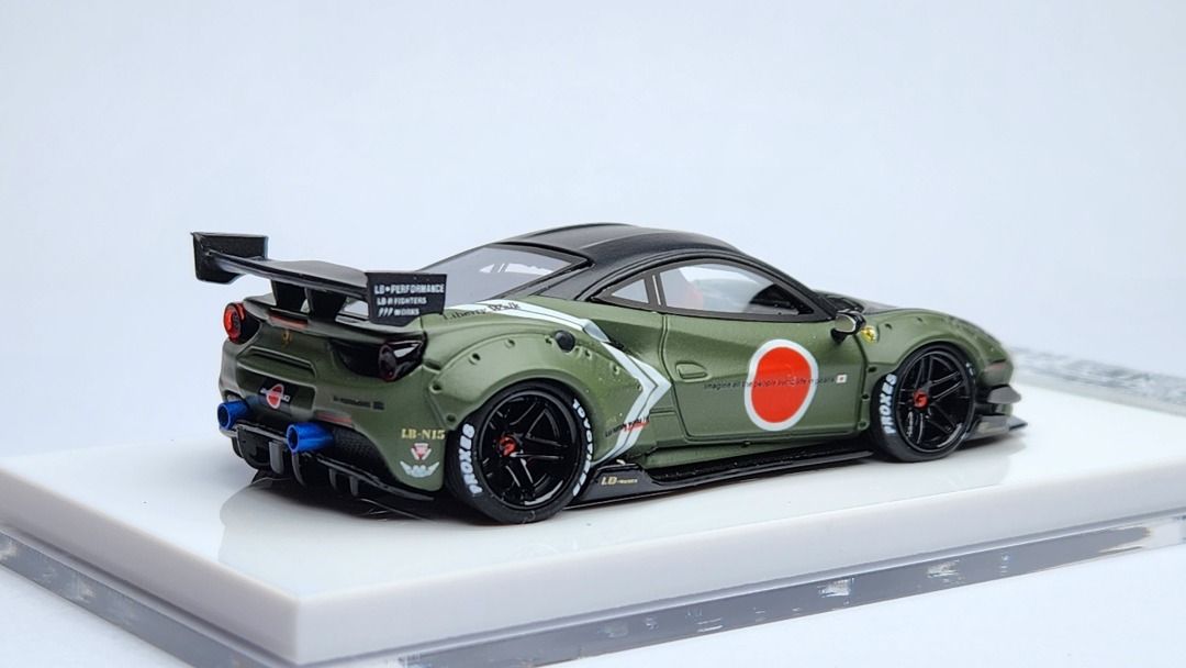 1:64 Veloce Ferrari 488 GTB Zero Sen LB Performance. Resin., 興趣及遊戲, 玩具 ...