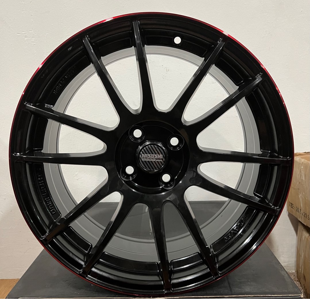 17” Rays Design Sport Rim 4x100 Honda Jazz Shuttle Toyota Raize Kia ...