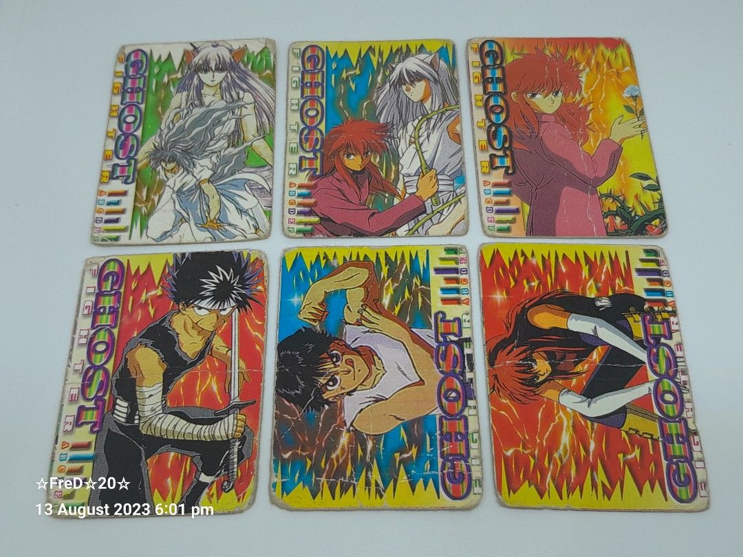 1990s Ghost Fighter ABCDEF Half Size Teks (6pcs), Hobbies & Toys ...