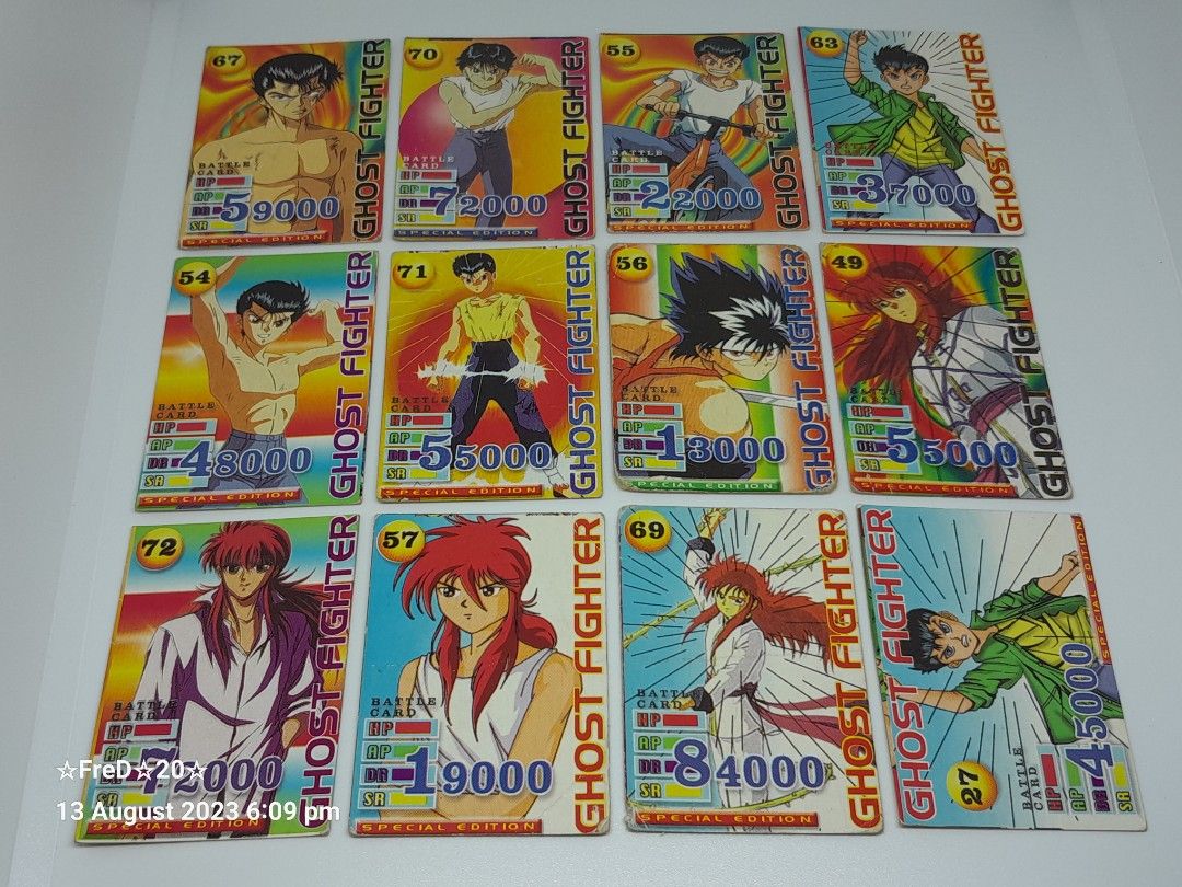 1990s Ghost Fighter Special Edition Half Size Teks (23pcs), Hobbies ...
