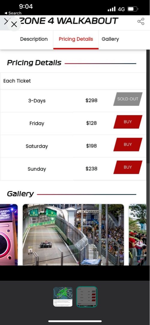 2x F1 Friday Zone 4 Walkabout @ 20% Off!, Tickets & Vouchers, Event ...