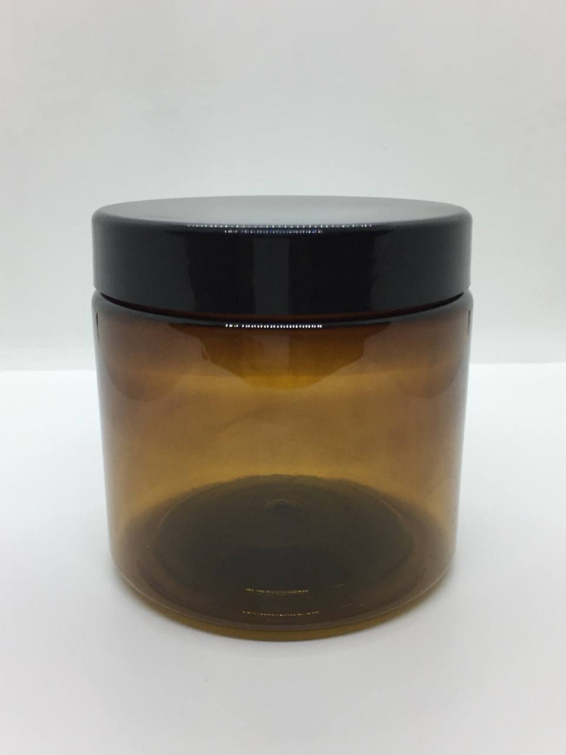 500ml Amber Plastic Jar, Furniture & Home Living, Kitchenware ...