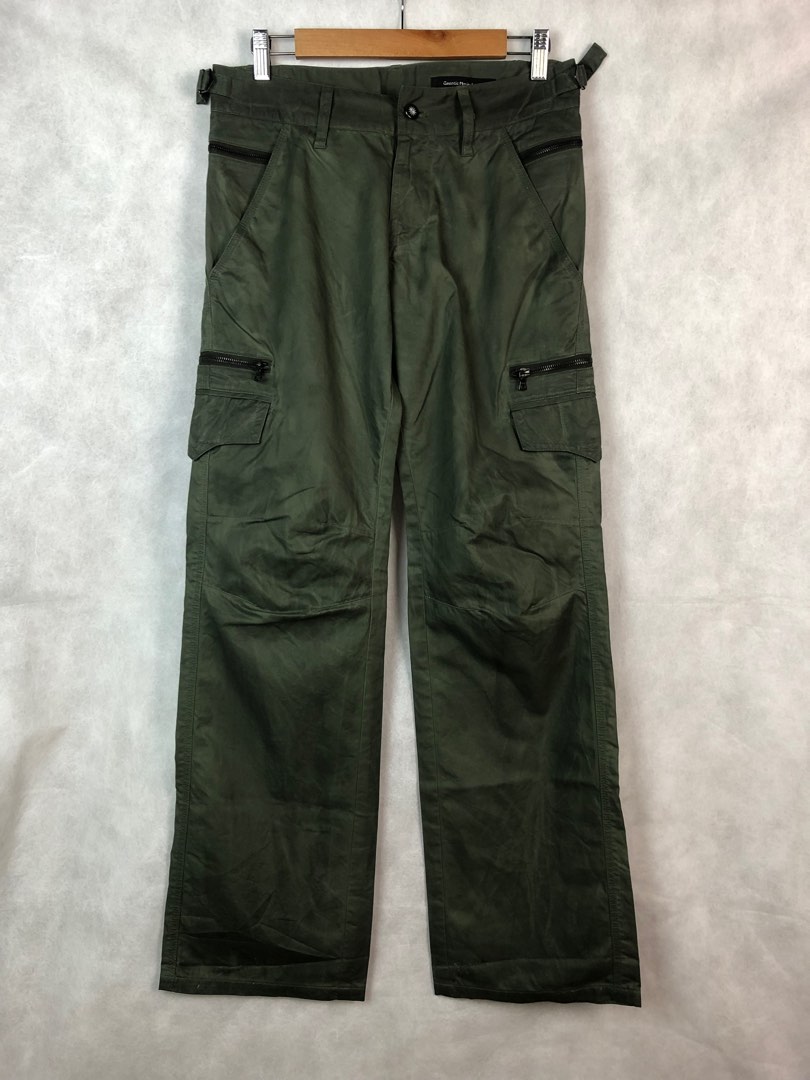 90s Genetic Manipulation wax coated cargo pants, Men's Fashion ...