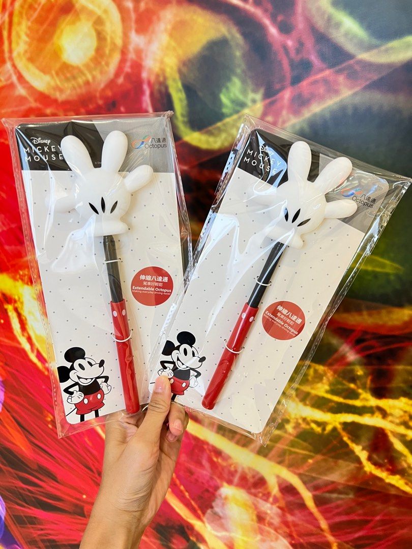 長期現貨 Disney Mickey Mouse Extendable Adult Octopus 迪士尼 米奇老鼠 手板 手掌 手仔 伸縮 ...