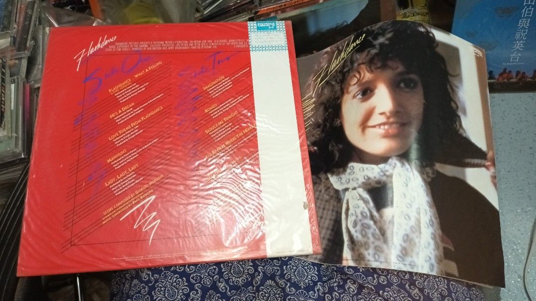 外語系列 名曲名盤 圖案版 FLASHDANCE 勁舞 OST 日本版 舊版 LP IRENE CARA / MICHAEL SAMBELLO ...