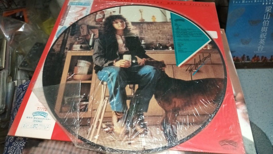 外語系列 名曲名盤 圖案版 FLASHDANCE 勁舞 OST 日本版 舊版 LP IRENE CARA / MICHAEL SAMBELLO ...