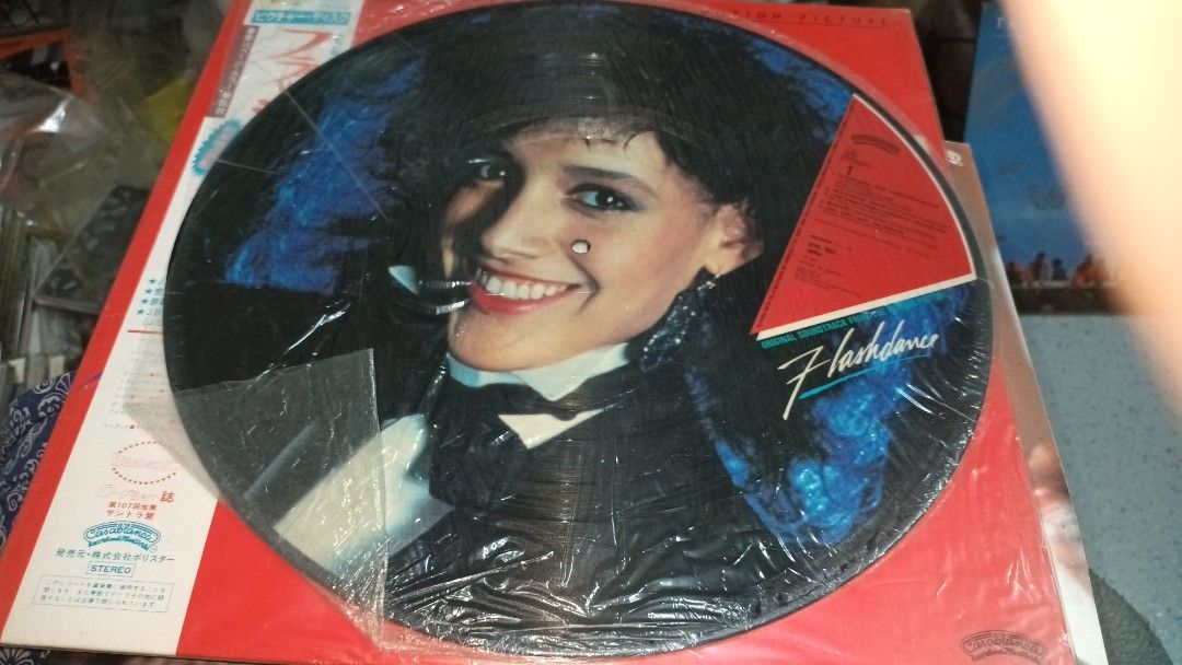 外語系列 名曲名盤 圖案版 FLASHDANCE 勁舞 OST 日本版 舊版 LP IRENE CARA / MICHAEL SAMBELLO ...