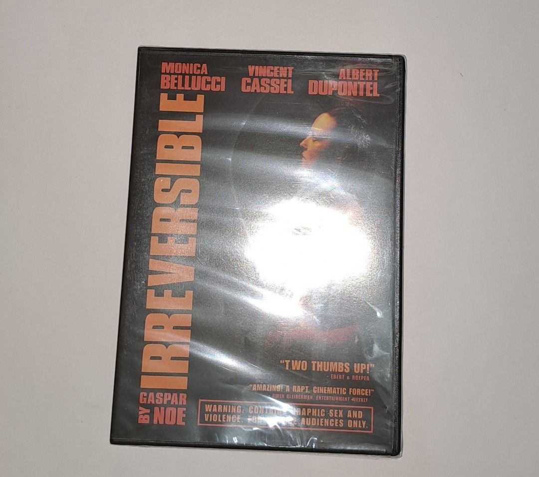 一刀不剪美國版 《 Irreversible 無可挽回 》電影 DVD (美國版，法語對白，英文字幕，沒有中文字幕，全新未拆開包裝), 興趣及 ...