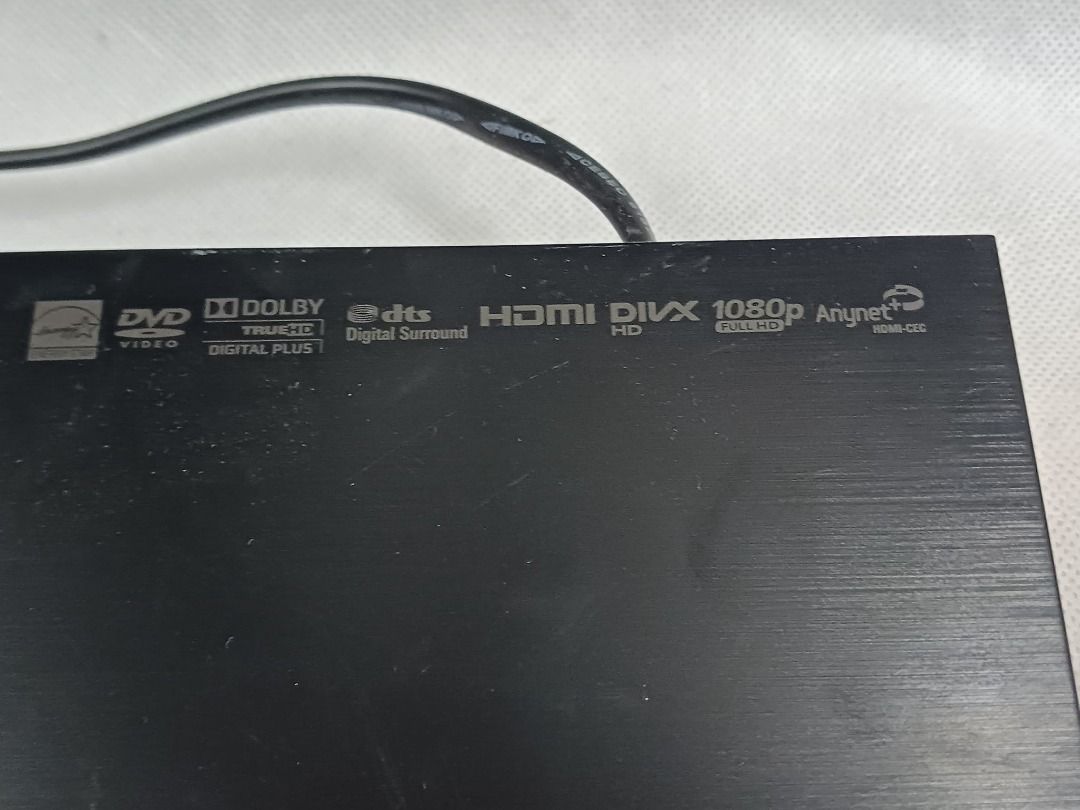 (零件機) (壞機) (道具機) Samsung Blu-Ray Disc Player Model No. BD-D6600 無 搖控 當 ...
