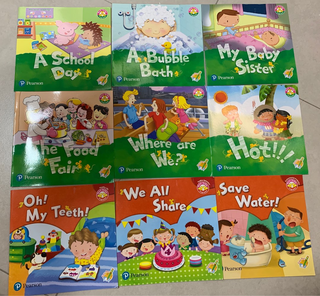 點讀筆 易學筆easy pen plus 朗文 培生 longman pearson 英文書 幼稚園幼兒教科書 故事書, 興趣及遊戲, 書本 & 文具, 教科書 - Carousell