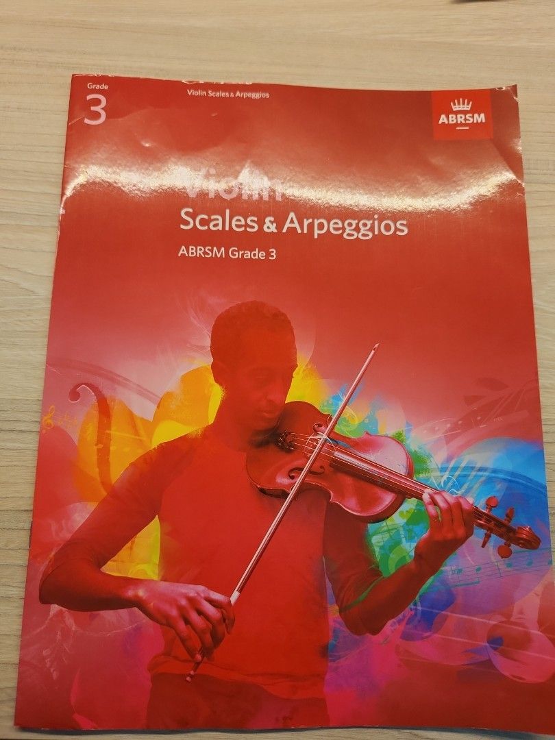 ABRSM violin grade 2 exam scales and arpeggios book, Hobbies & Toys ...
