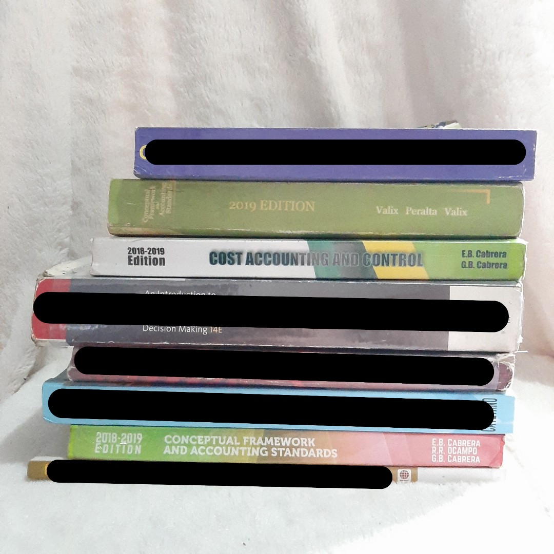 Accounting Books Bundle (Cost Accounting, Conceptual Framework ...