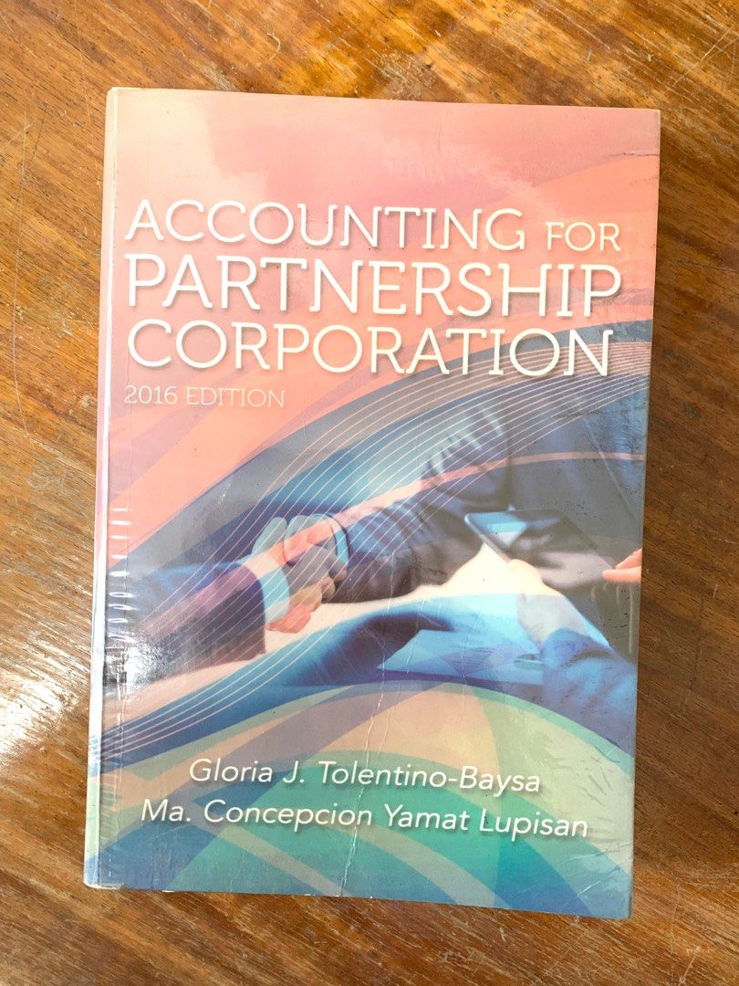 Accounting for Partnership and Corporation by Gloria Tolentino Baysa Ma ...