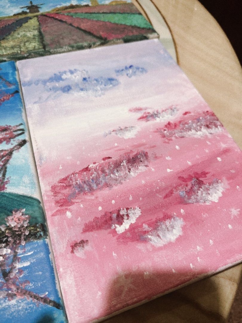 Acrylic painting art piece, Hobbies & Toys, Stationery & Craft, Art ...