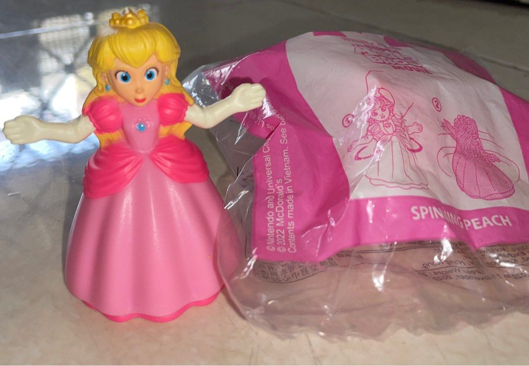 Action figure Princess Peach Mario Bros happy meals Mc Donalds, Toys ...