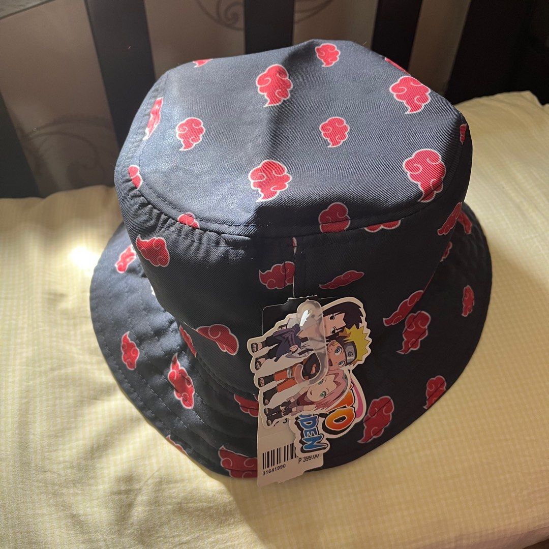Naruto Akatsuki Cloud Bucket Hat, Men's Fashion, Watches & Accessories ...