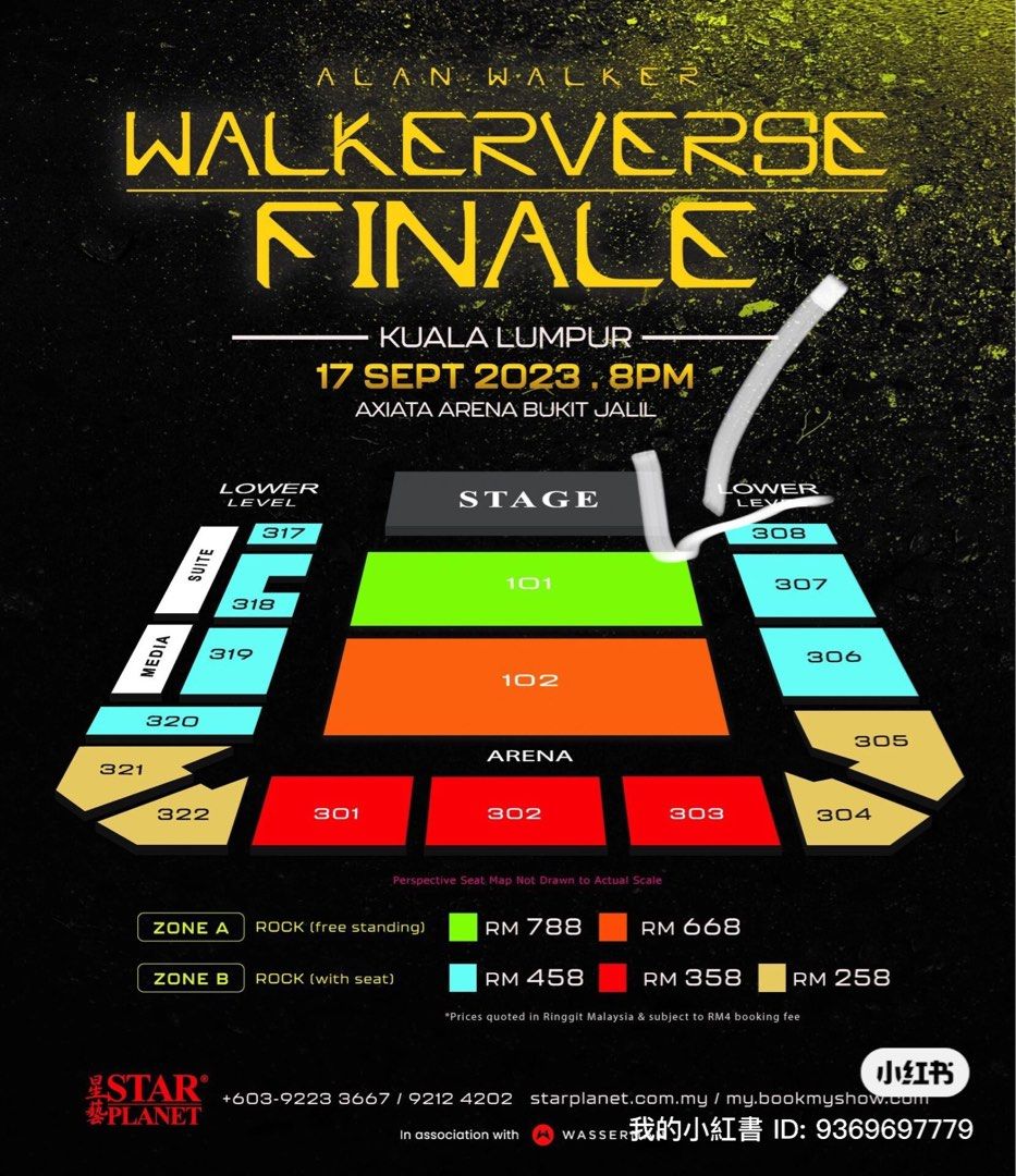alan walker ticket, Tickets & Vouchers, Event Tickets on Carousell