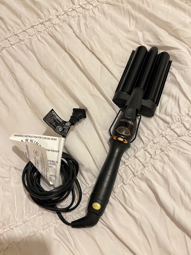 Amika High Tide Beach Waver Iron, Beauty & Personal Care, Hair on Carousell