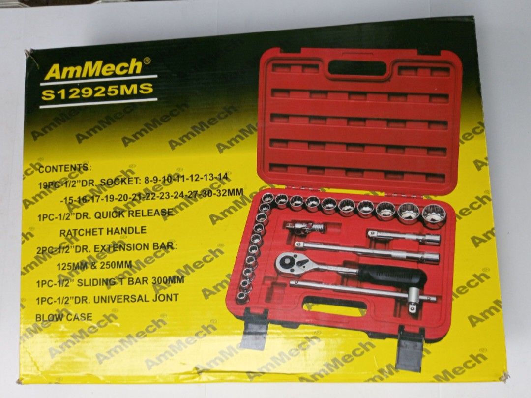 AmMech Socket Spanner Set, Car Accessories, Accessories on Carousell