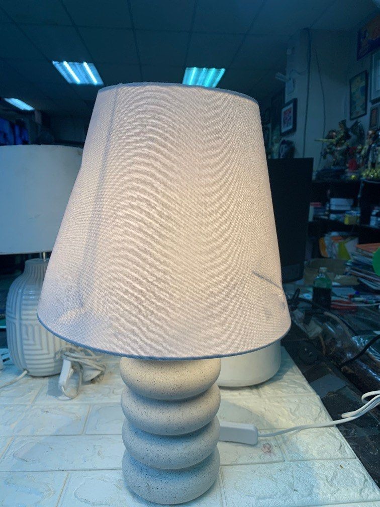 Anko Hudson Lamp White Aesthetic 220V, Furniture & Home Living, Home ...