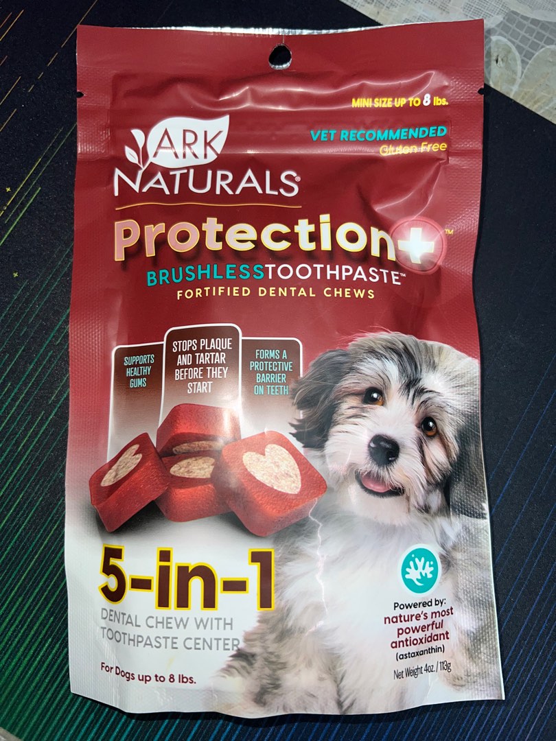 Ark Naturals: Protection Brushless Toothpaste Fortified Dental Chews ...