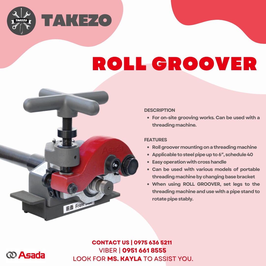"ASADA" ROLL GROOVER, Commercial & Industrial, Construction Tools ...