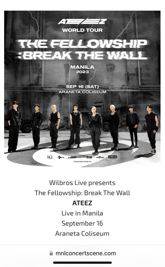 ATEEZ VIP STANDING TICKETS DISCOUNTED, Tickets & Vouchers, Event ...