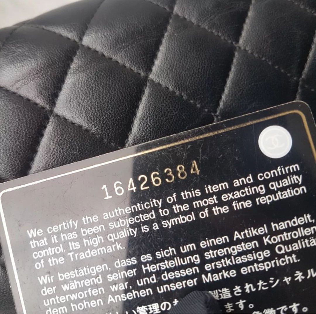 Authentic Chanel Classic Medium Double Flap Two way Bag with Entrupy ...