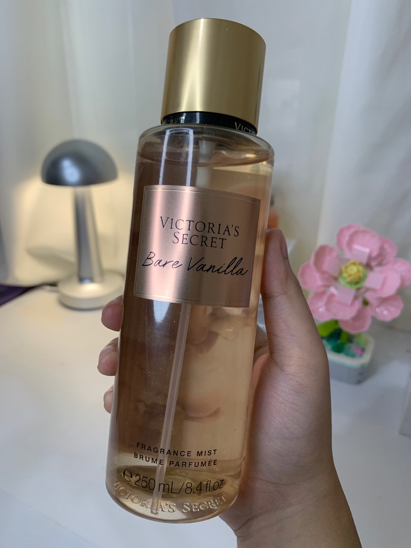 authentic victoria’s secret BARE VANILLA fragrance mist 250ml, Beauty ...