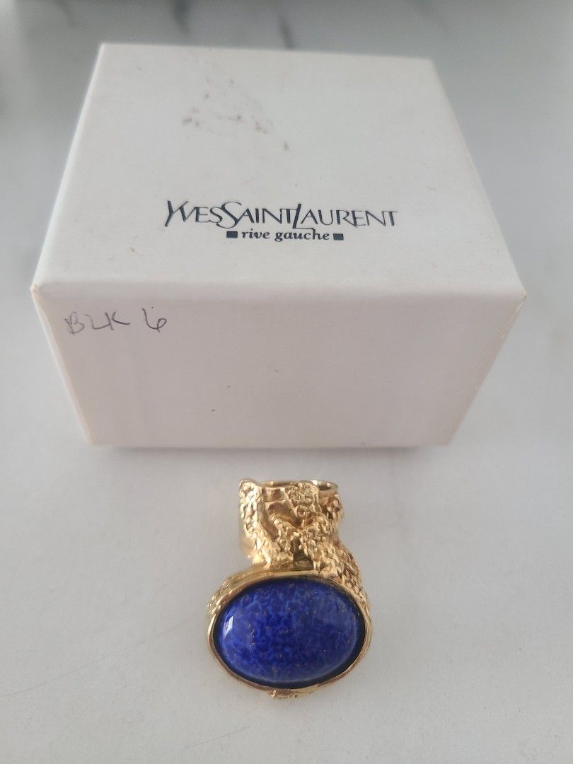 Authentic YSL Yves Saint Laurent Arty Ring, Women's Fashion, Jewelry ...