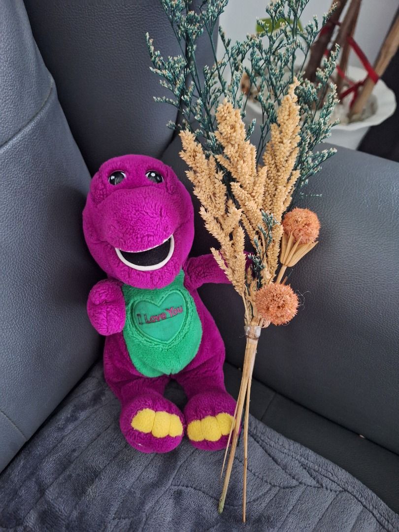 Barney Stuffed Toy, Babies & Kids, Infant Playtime on Carousell