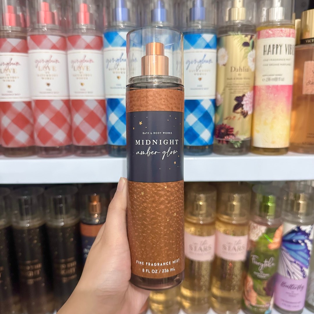Bath & Body Works Midnight Amber Glow, Beauty & Personal Care ...