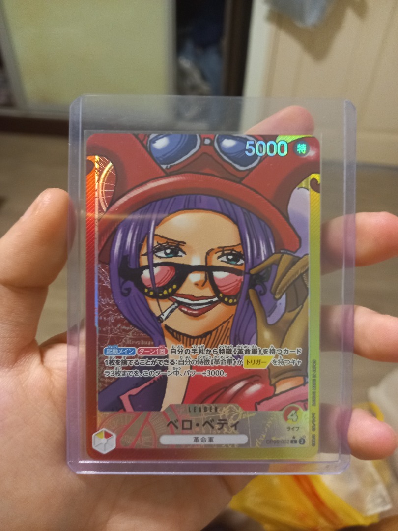 Betty Ldr OP5 One Piece Card TCG Parallel AA, Hobbies & Toys, Toys ...