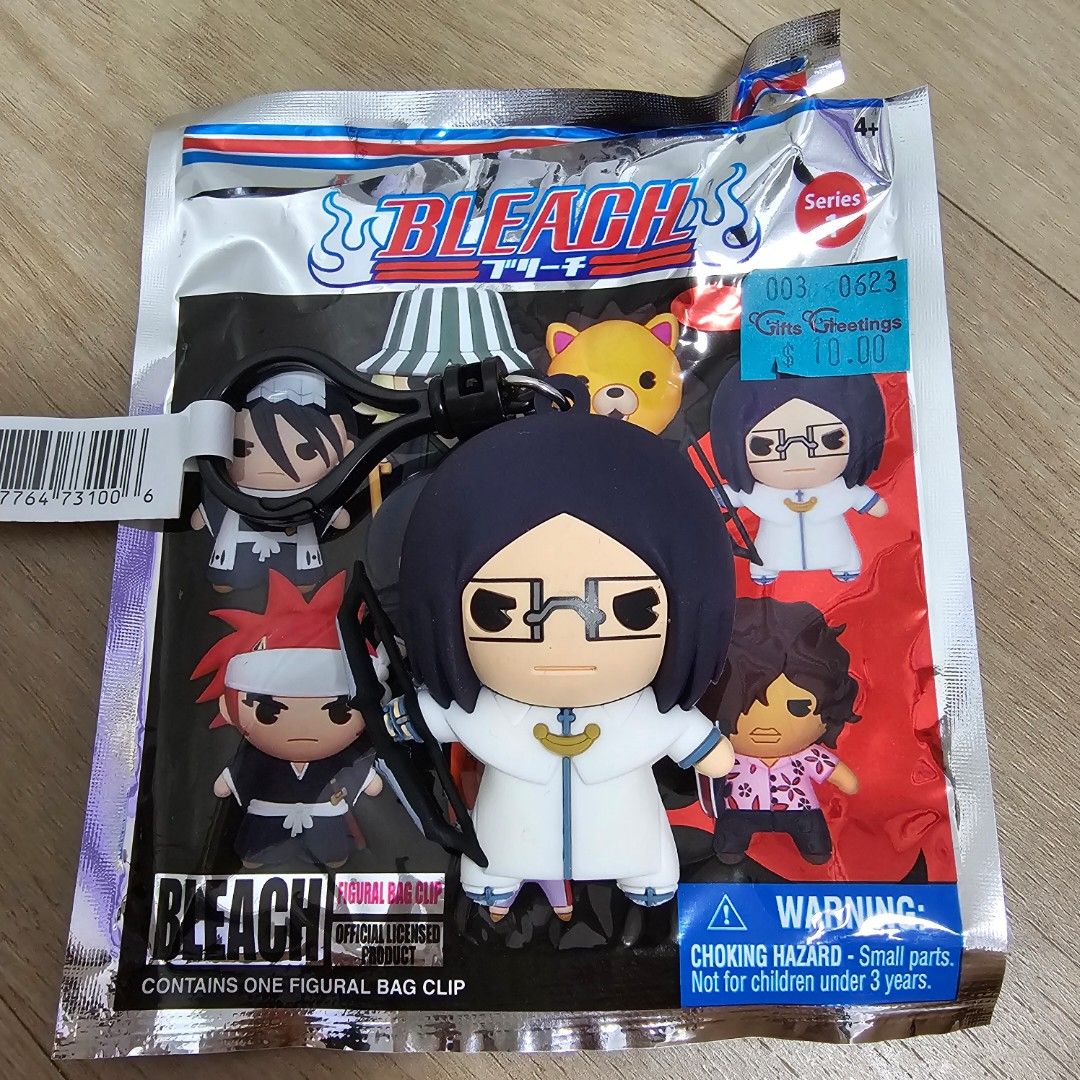 Bleach Figural Bag Clip - Uryu Ishida, Hobbies & Toys, Toys & Games on ...