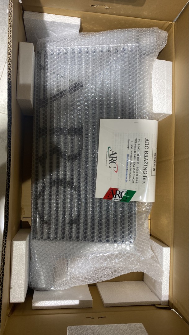BNIB ARC Brazing Intercooler SMIC M073 - Evo Evolution X, Car Accessories, Accessories on Carousell