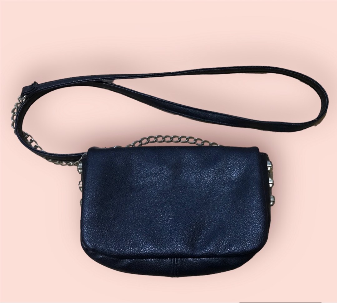 Bongo Mini Black Crossbody Bag Gold Skulls (As seen on EBAY), Women's ...