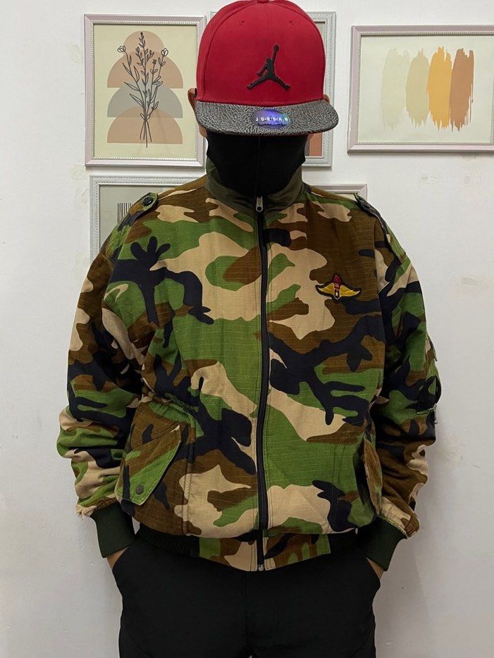 Boomber jacket (2side) camouflage, Men's Fashion, Coats, Jackets and ...