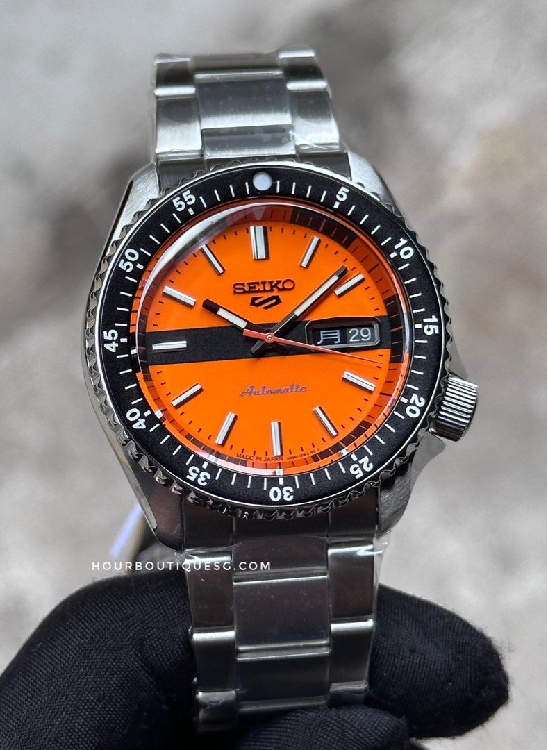 Brand New Seiko 5 Sports Orange Dial Vintage Watch Made In Japan ...