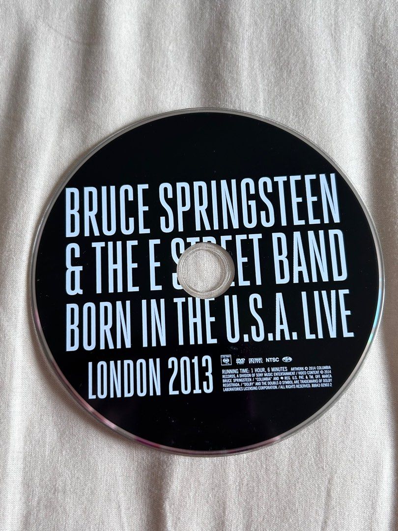 Bruce Springsteen & The E Street Band - Born In USA DVD, Hobbies & Toys ...