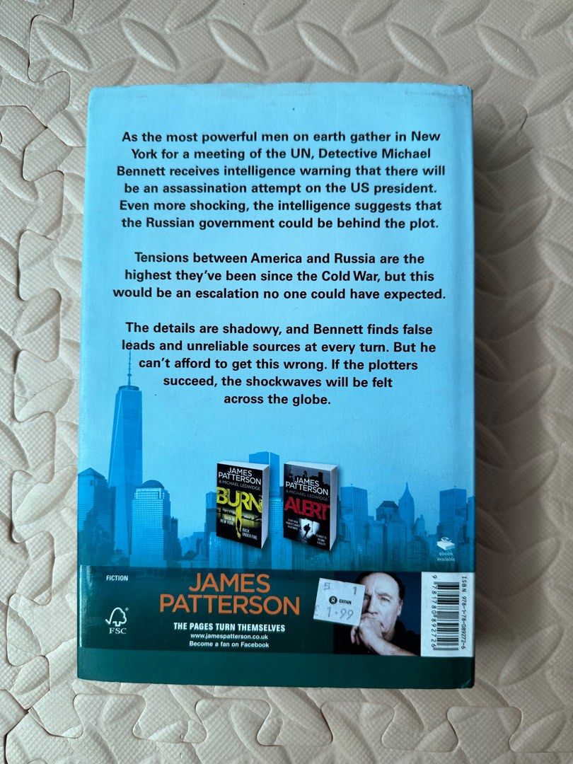 Bullseye | James Patterson, Hobbies & Toys, Books & Magazines, Fiction ...