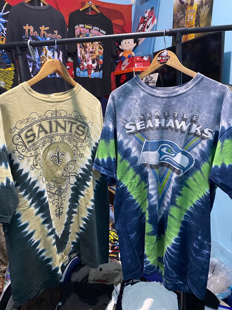 Bundle NFL Vortex Seahawks and Saints, Men's Fashion, Tops & Sets ...