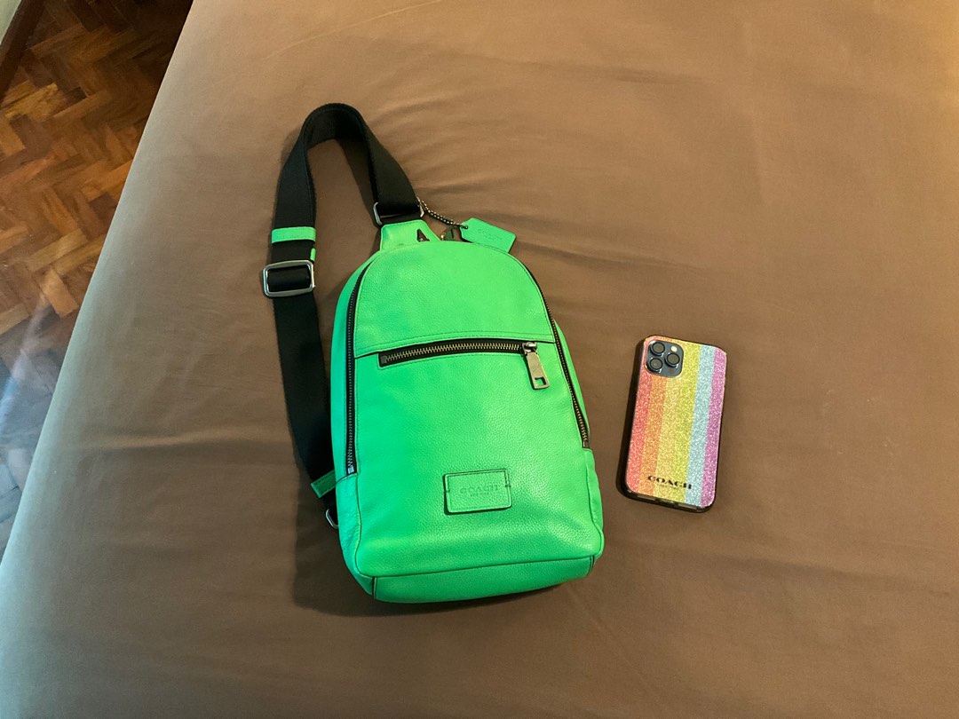 Preowned Excellent Condition Coach Men Campus Pack Crossbody Sling Bag ...