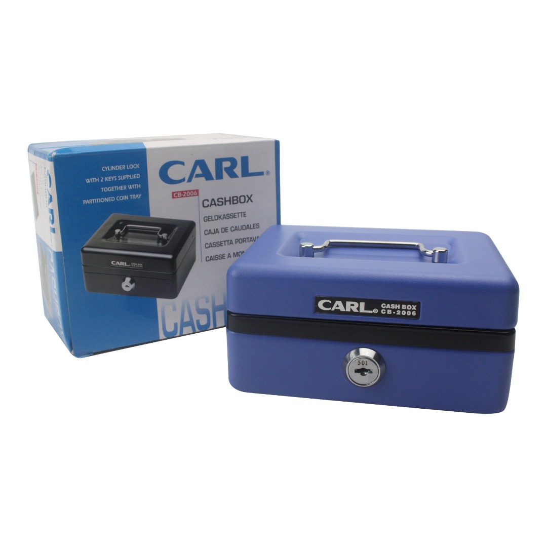 CARL cash box with cylinder lock, Furniture & Home Living, Security ...