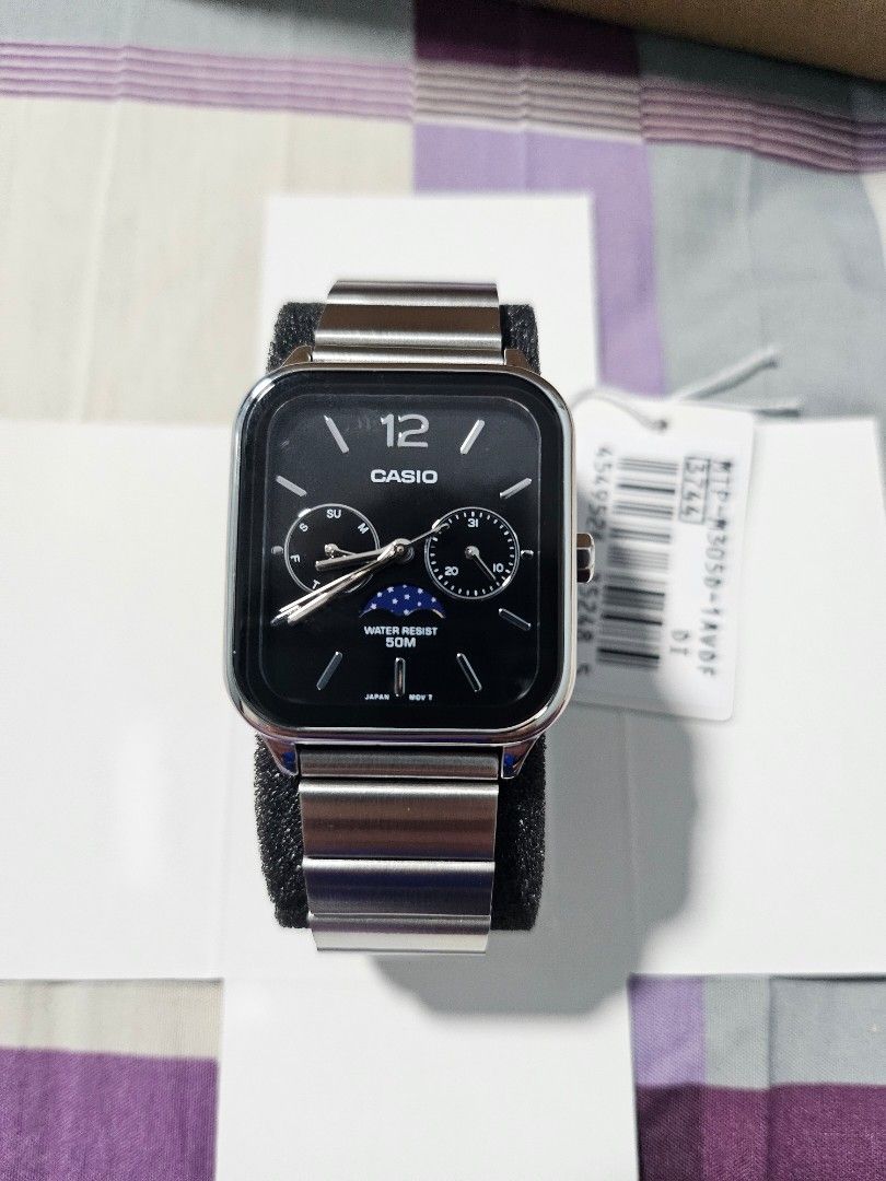 Casio MTP M305 Apple Watch Homage, Men's Fashion, Watches & Accessories ...