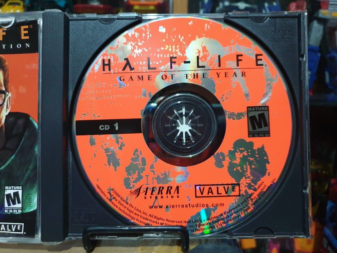 CD Half-Life Game of the Year Edition 1998 Halflife Half lIfe HL GOTY ...