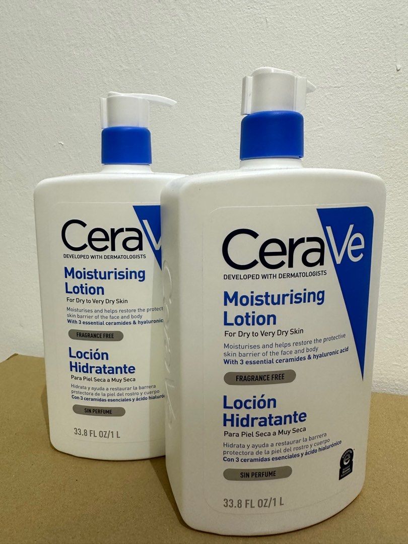Cerave Moisturing Lotion 1 L, Beauty & Personal Care, Bath & Body, Body ...