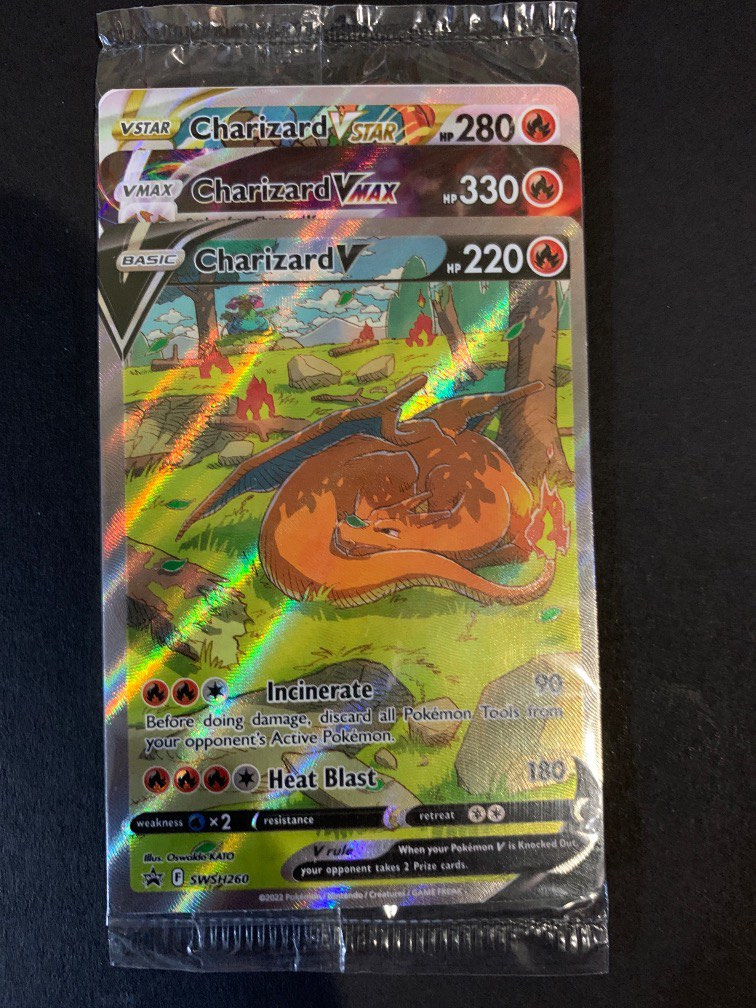 Charizard full art Promo (sealed), Hobbies & Toys, Toys & Games on ...